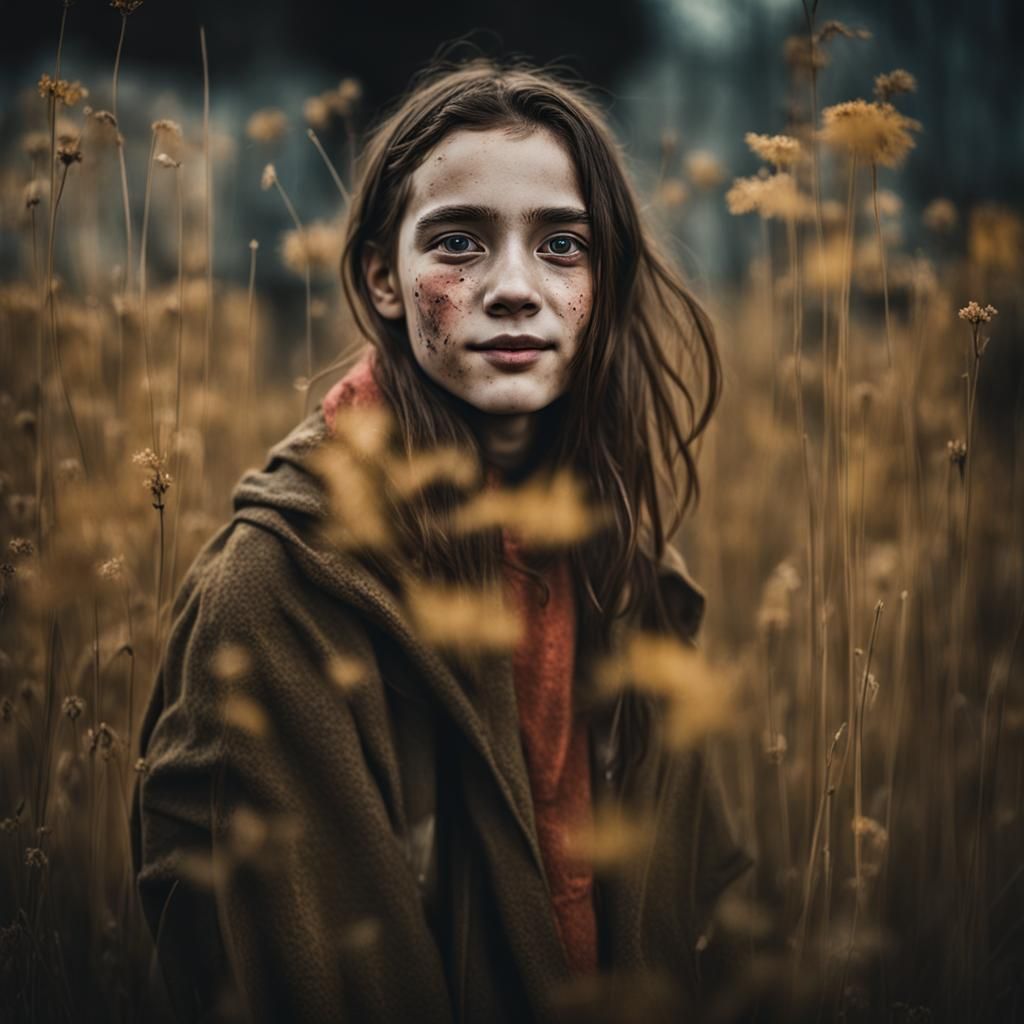 young smiling female portrait - AI Generated Artwork - NightCafe Creator