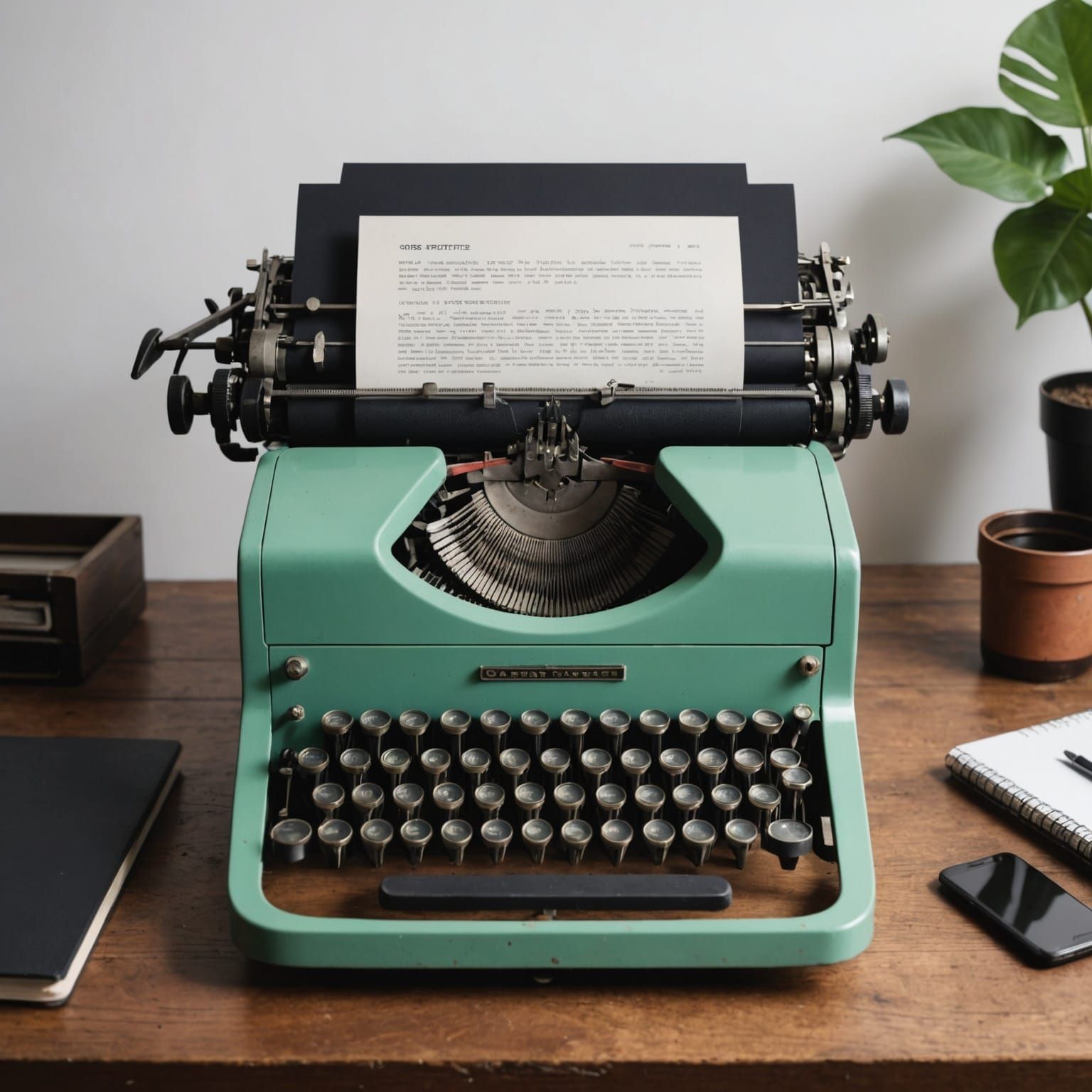 Typewriter - AI Generated Artwork - NightCafe Creator