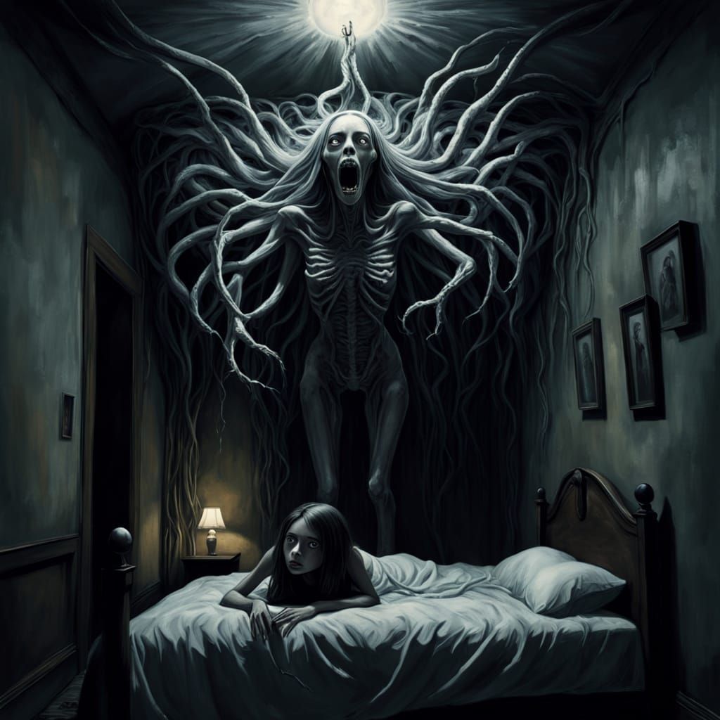 A suffocating, surreal nightmare inspired by Zdzis... - AI Art