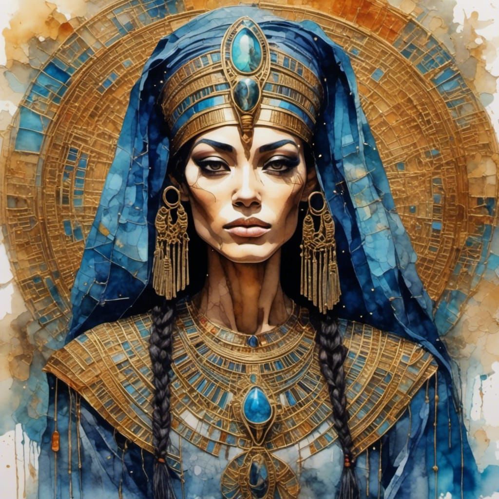 Egyptian High Priestess. - AI Generated Artwork - NightCafe Creator