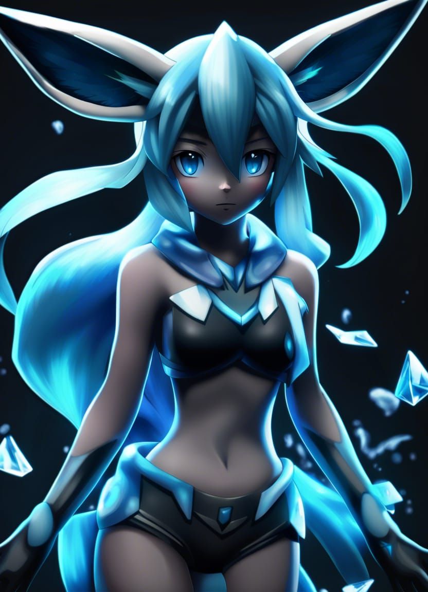 Glaceon Woman - AI Generated Artwork - NightCafe Creator