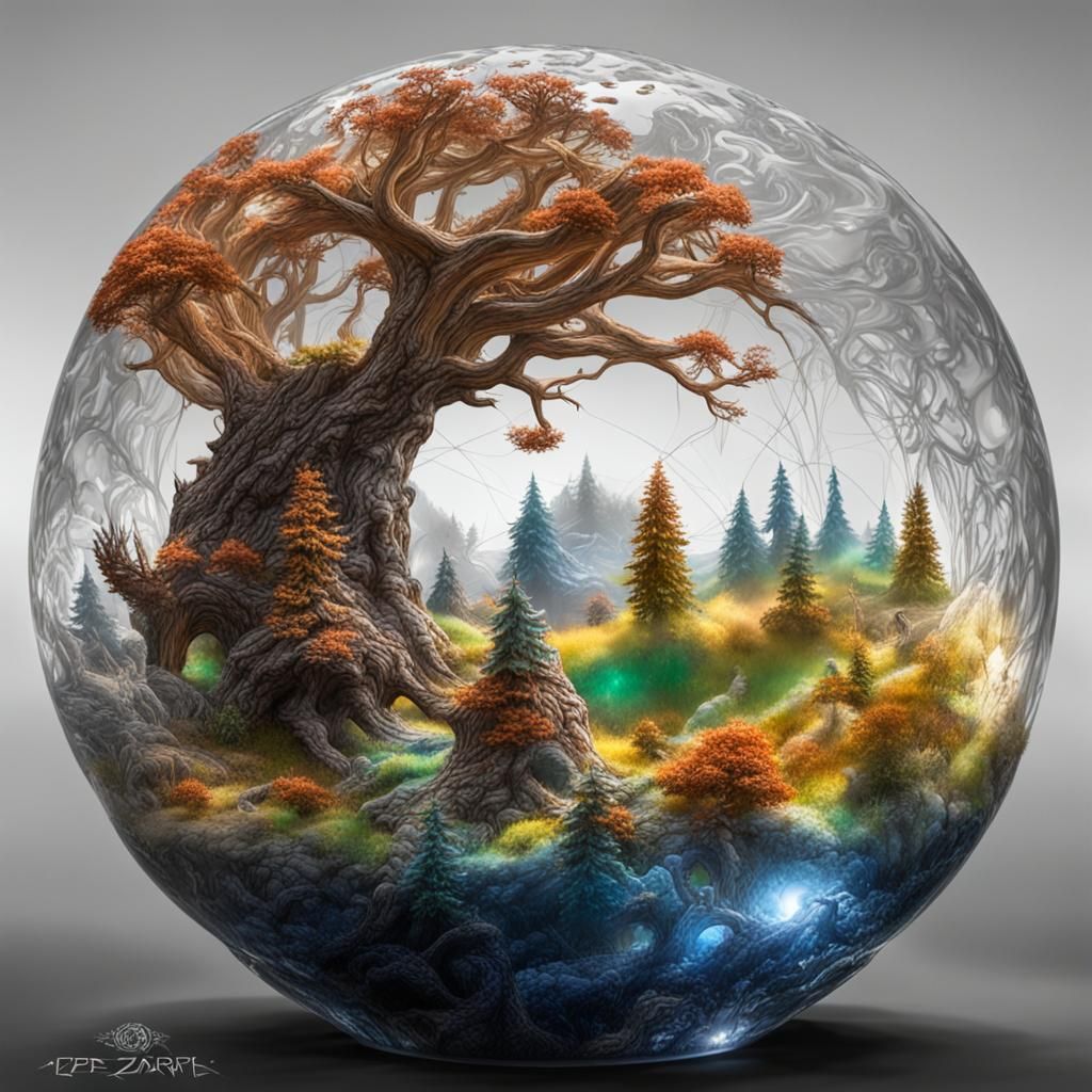 An incredibly detailed and intricate Gnarf, the Gnarf is zorbing and it ...