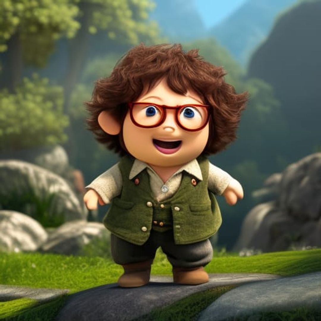 Cute Hobbit Bilbo baggins - AI Generated Artwork - NightCafe Creator