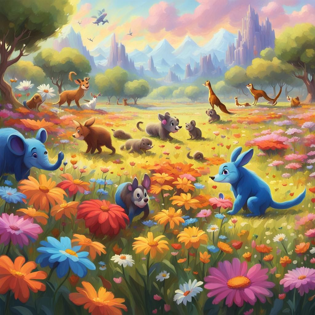 Spring has Sprung 3 - AI Generated Artwork - NightCafe Creator