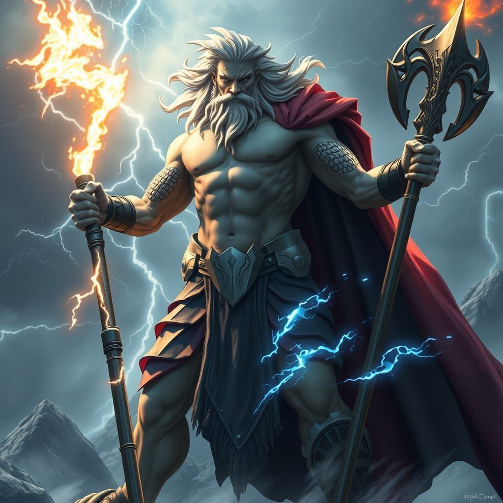 Create a detailed description of a character that combines the ...