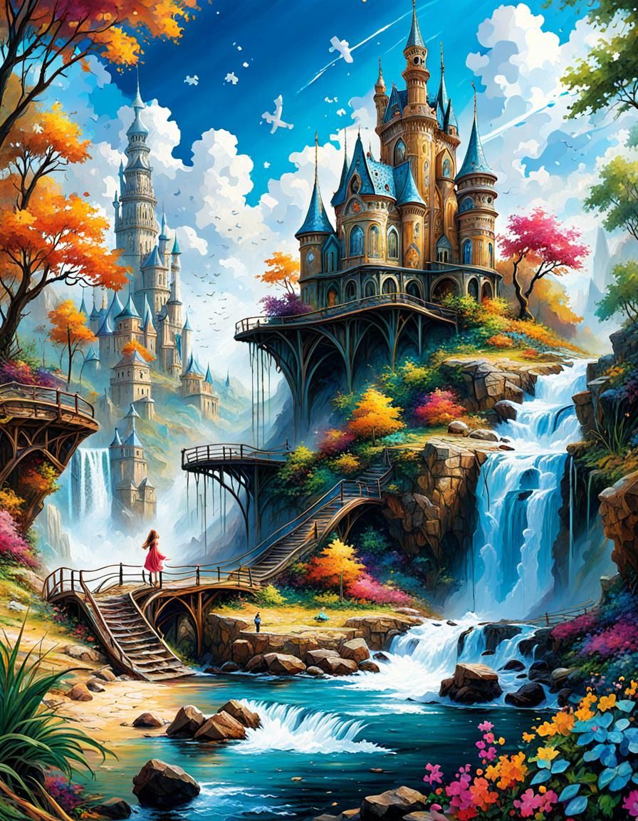 fairy world - AI Generated Artwork - NightCafe Creator