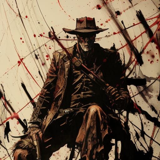 blood meridian the glanton gang, - AI Generated Artwork - NightCafe Creator
