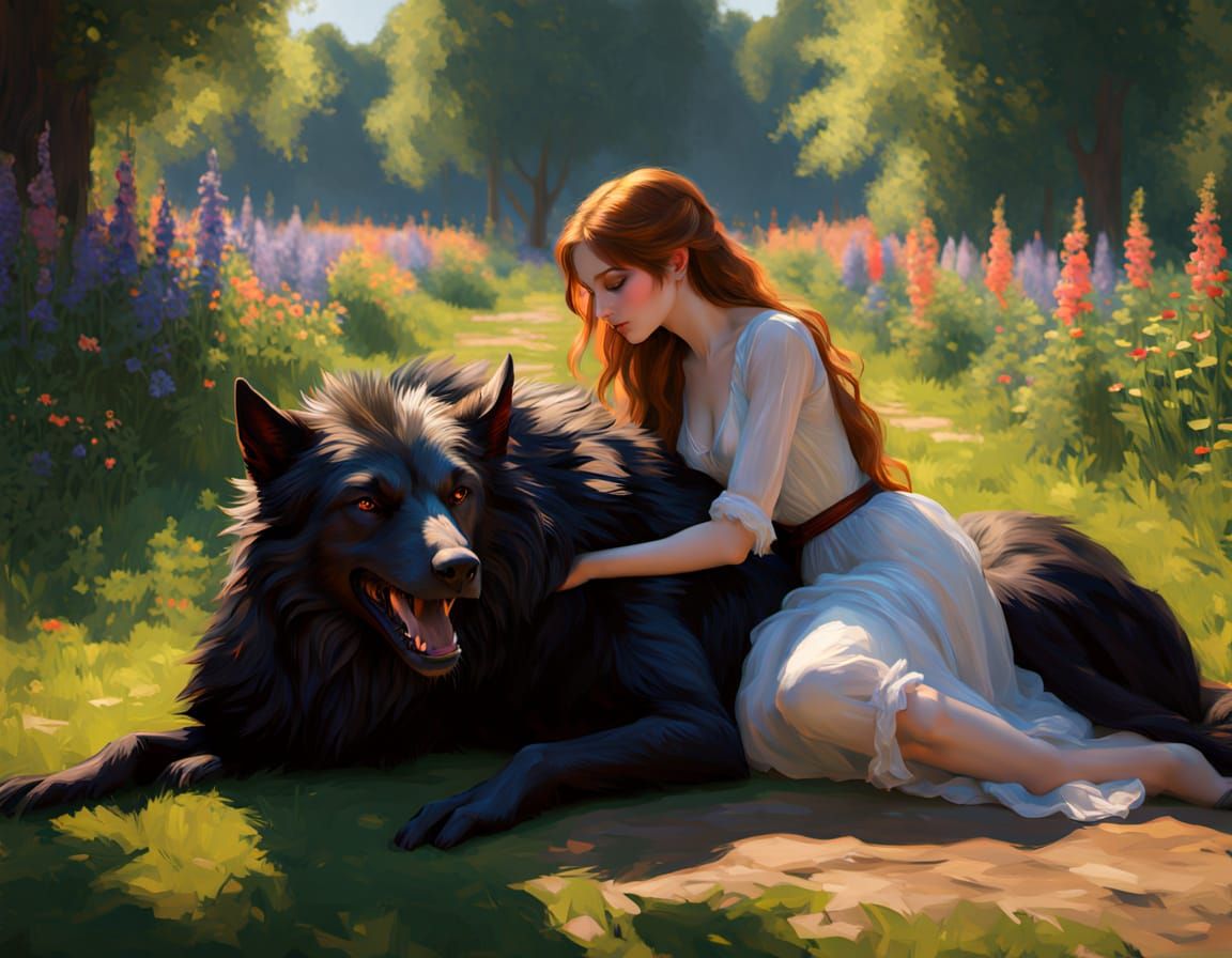 Beauty and her guardian - Ethereal Vampire and Lycan Cuddle ...