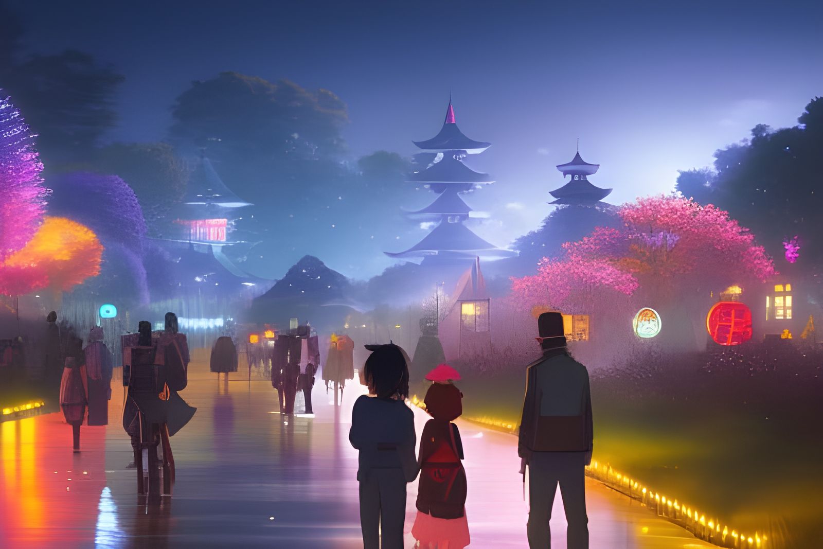 Past meets future - AI Generated Artwork - NightCafe Creator