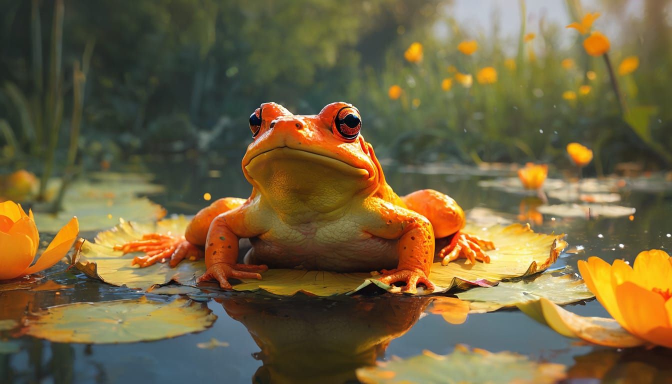 Golden toad (Incilius periglenes), extinct in 1989