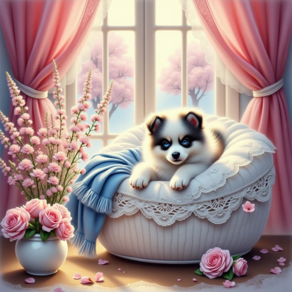 Little pomsky - Little pomsky