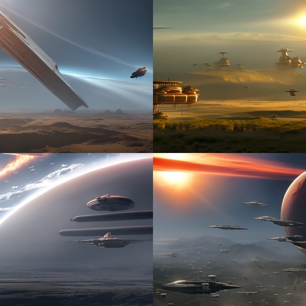 Intergalactic Planetary Series - AI Generated Artwork - NightCafe Creator