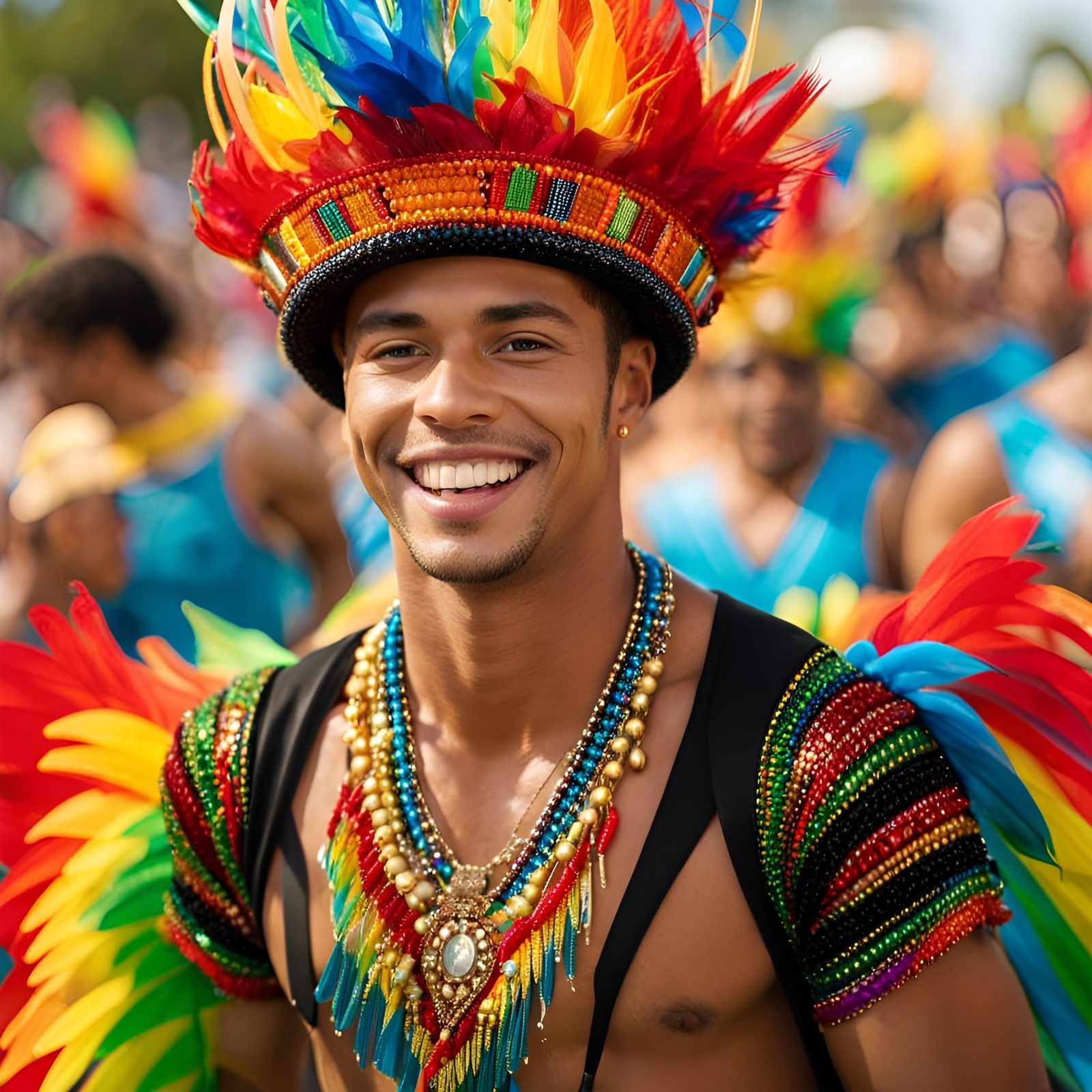 performing samba in the Rio Carnival (3) - AI Generated Artwork ...