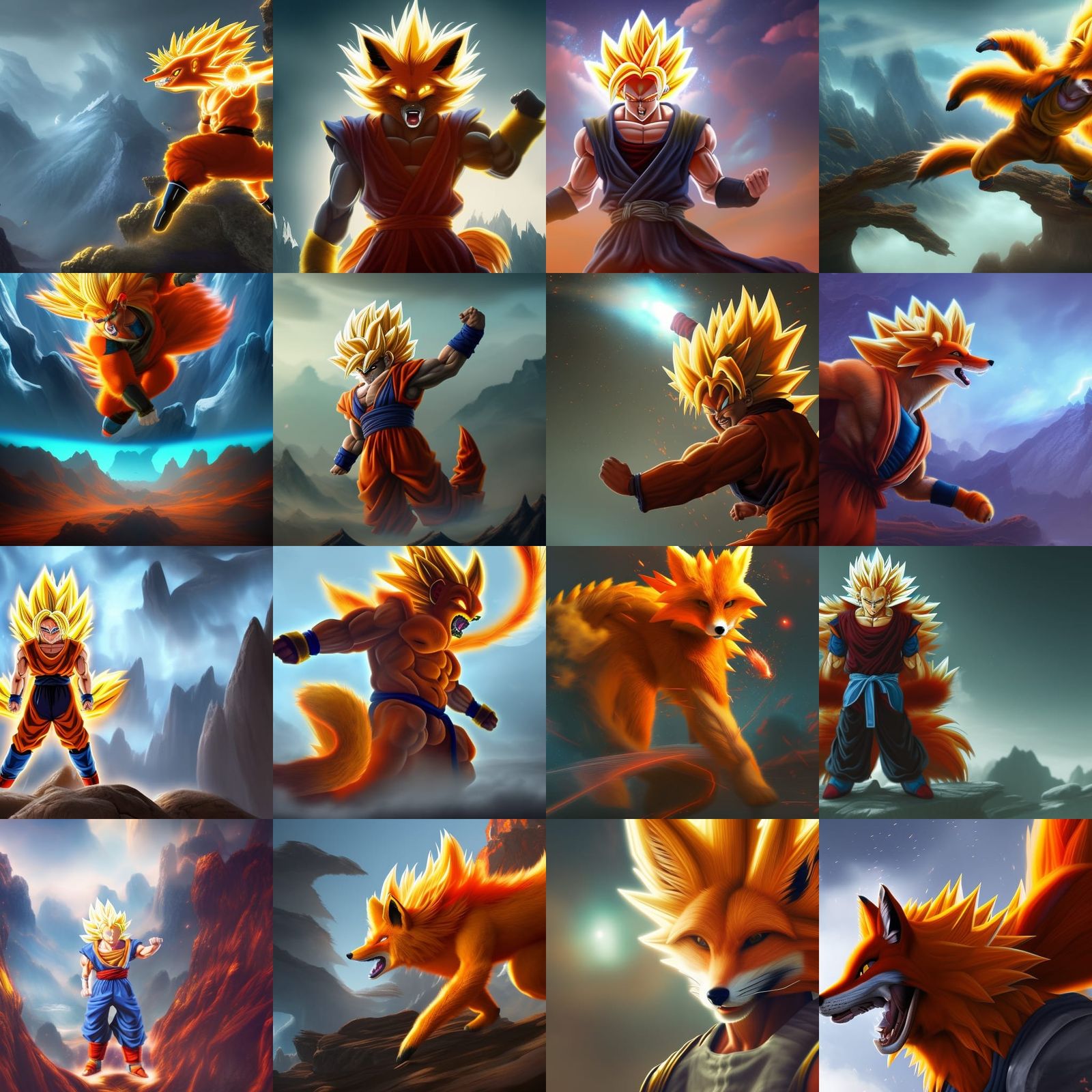 Super Saiyan Fox - AI Generated Artwork - NightCafe Creator