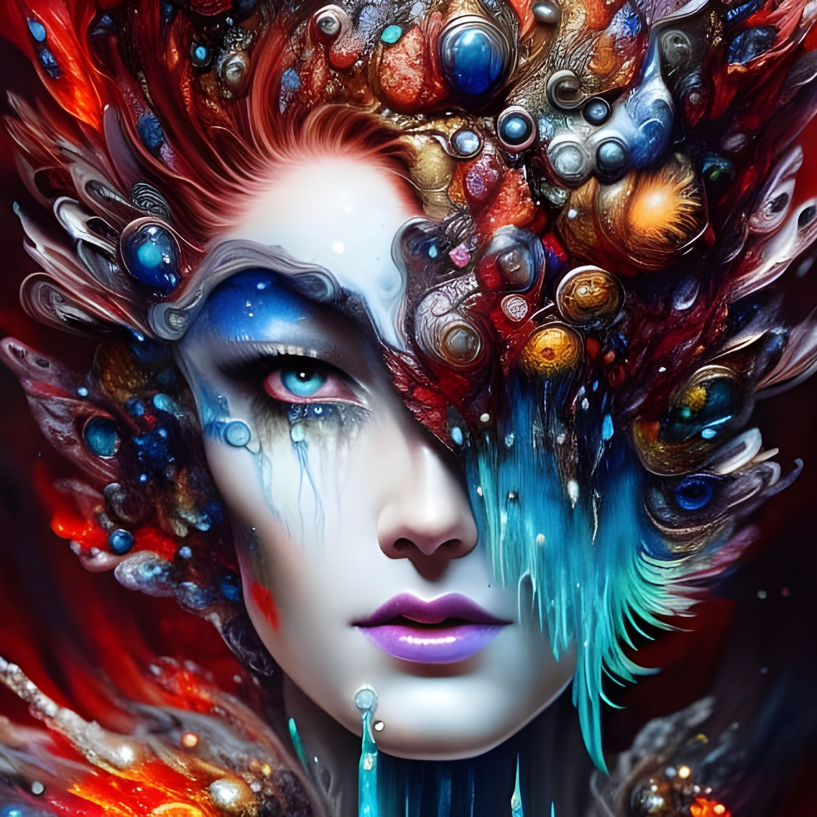 abstractly beautiful - AI Generated Artwork - NightCafe Creator