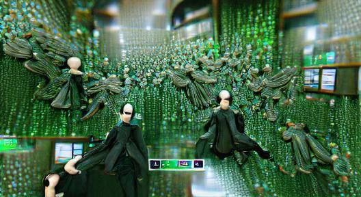 the 1st iteration of “The Matrix” - AI Generated Artwork - NightCafe ...