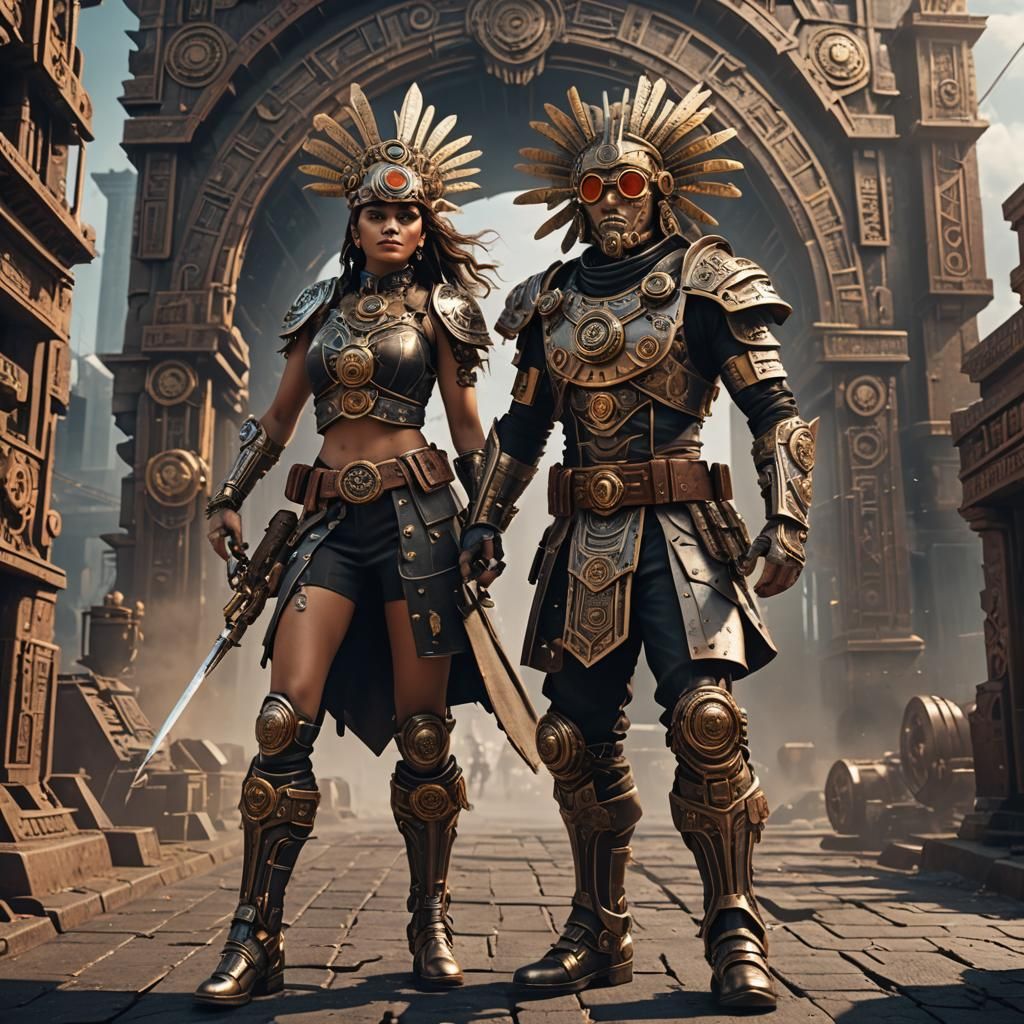 Aztec man warrior - AI Generated Artwork - NightCafe Creator