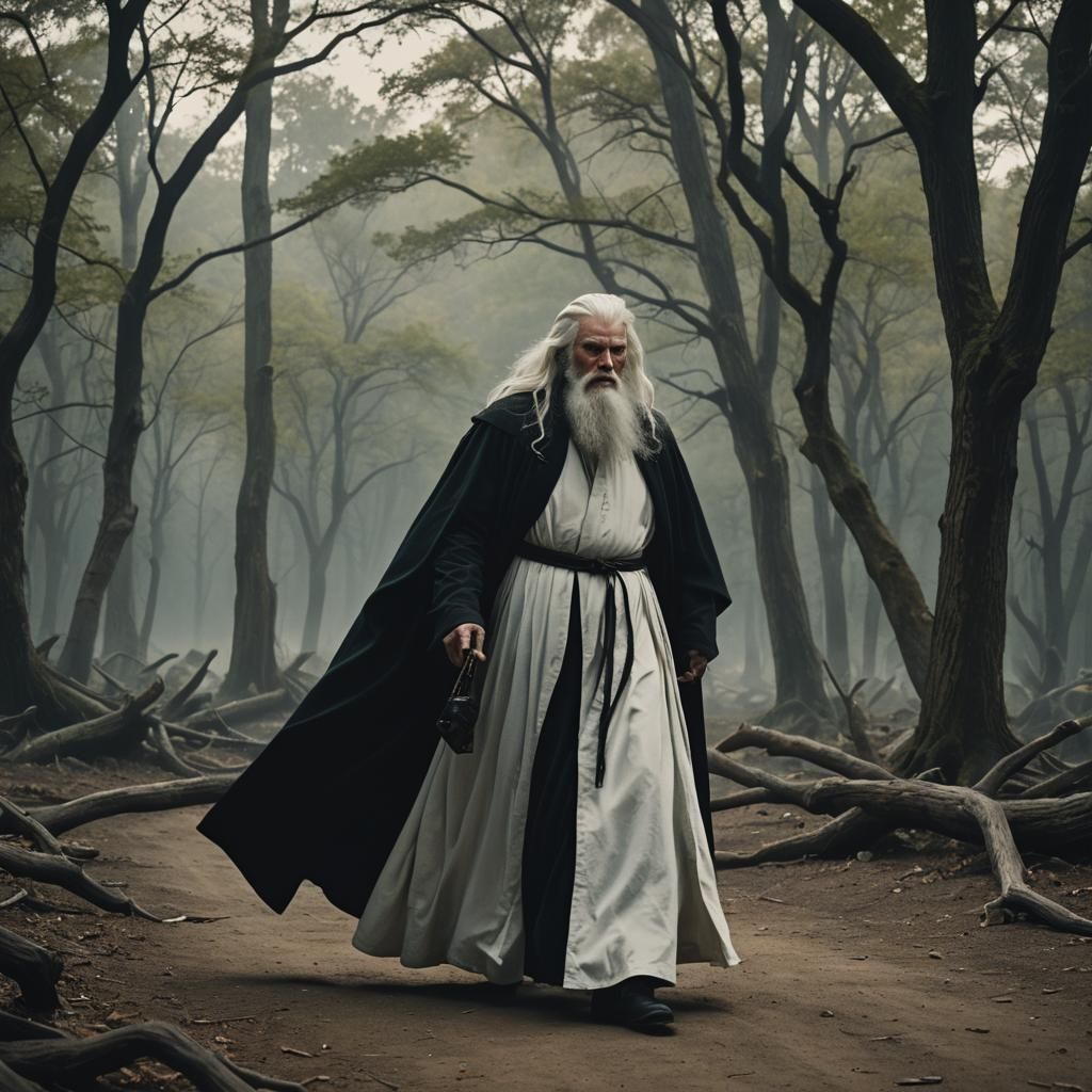 Unhappy Wizard - AI Generated Artwork - NightCafe Creator