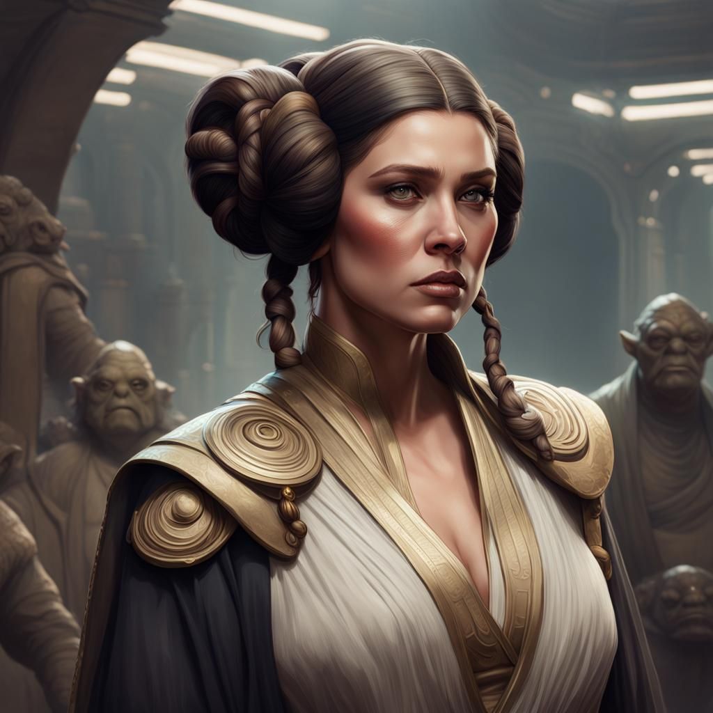 jabba princess leia - AI Generated Artwork - NightCafe Creator