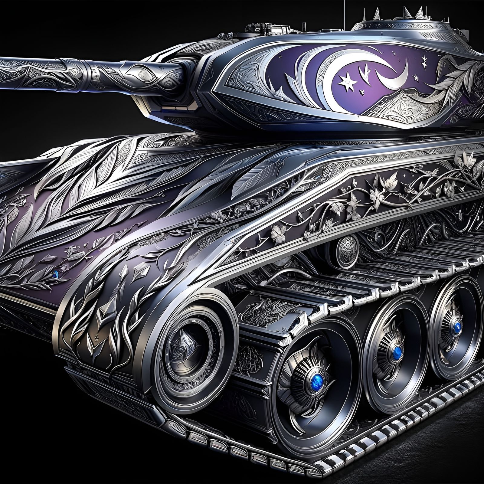 Night Elf Tank - AI Generated Artwork - NightCafe Creator