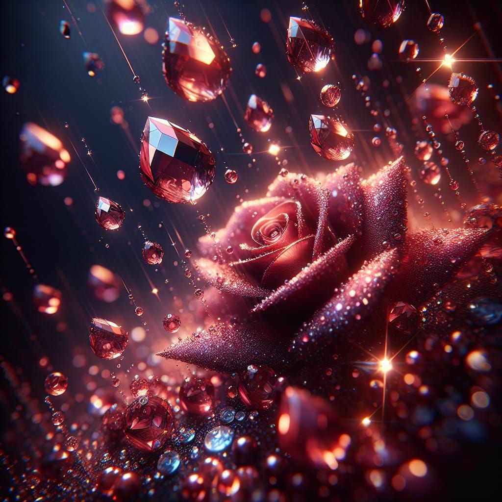 Mystical Rose 3 - AI Generated Artwork - NightCafe Creator