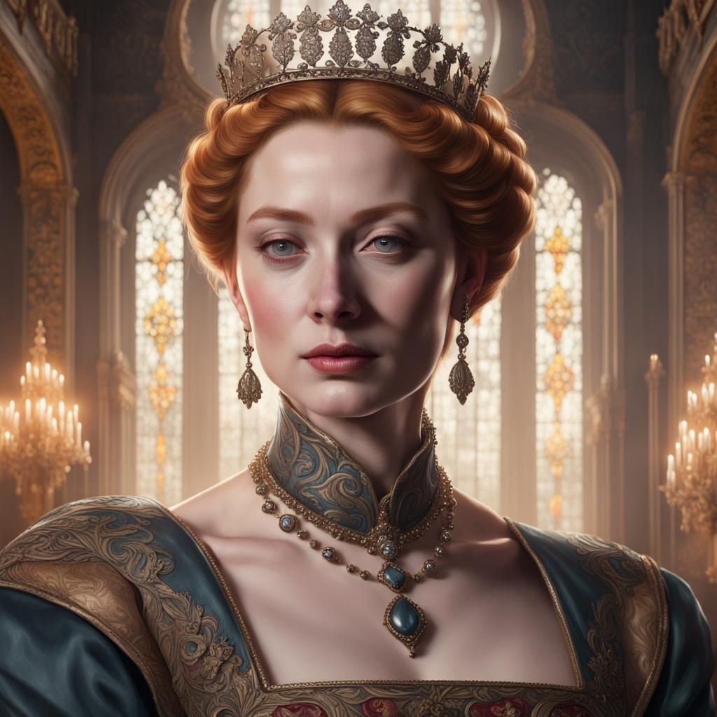 Elizabeth I - AI Generated Artwork - NightCafe Creator