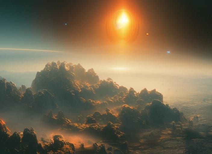 cosmic calm - AI Generated Artwork - NightCafe Creator