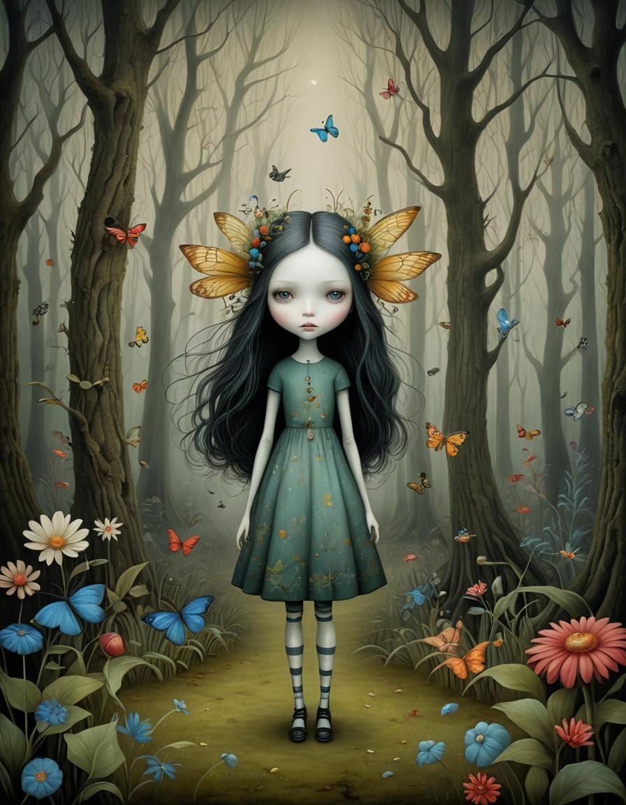 Surreal Forest Fairy - AI Generated Artwork - NightCafe Creator