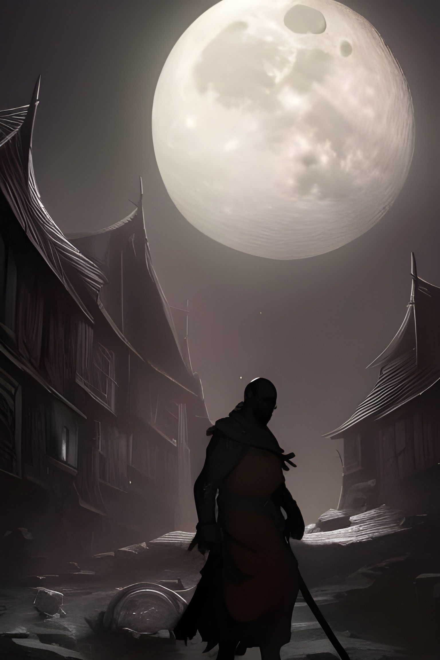 The undead monk - AI Generated Artwork - NightCafe Creator