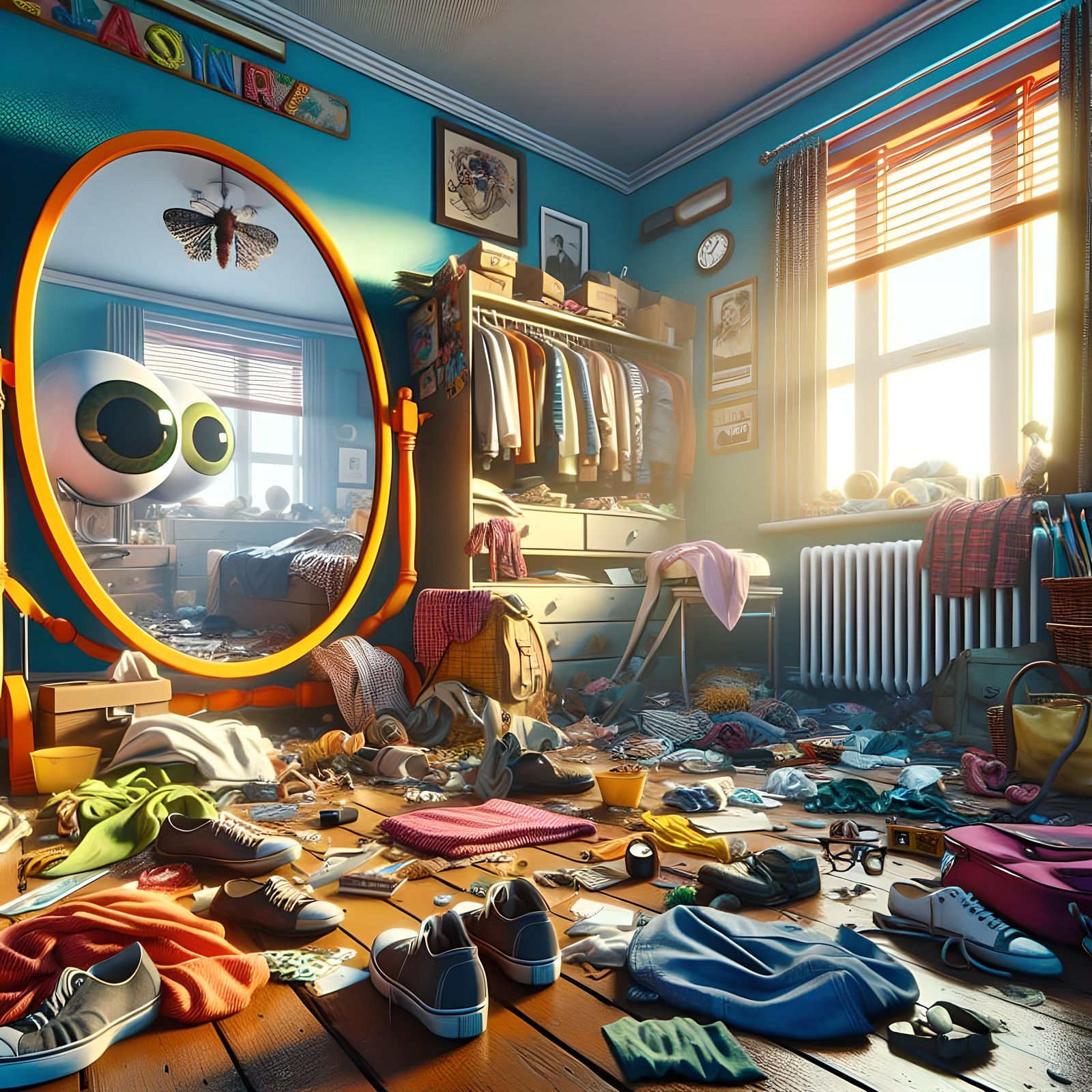 I see your mess! - AI Generated Artwork - NightCafe Creator