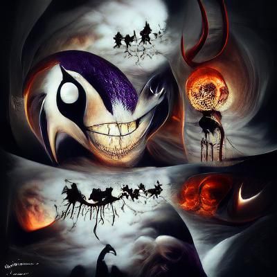 Demonic Nightmare Before Christmas deviantart - AI Generated Artwork ...