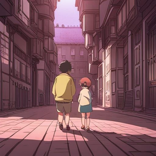 あなたの人生の中、音楽はどんな存在ですか？ Studio Ghibli, Anime Key Visual, by Makoto ...