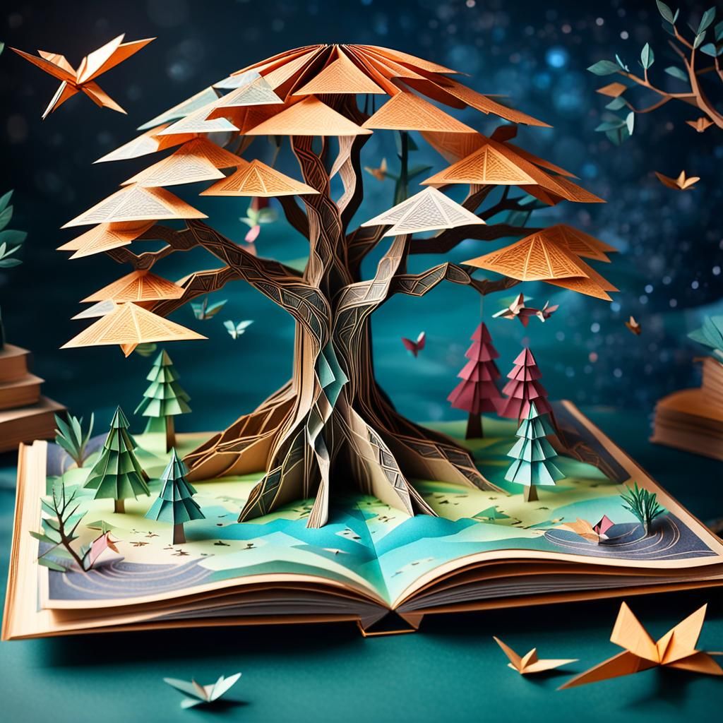 Pop-Up Tree - AI Generated Artwork - NightCafe Creator