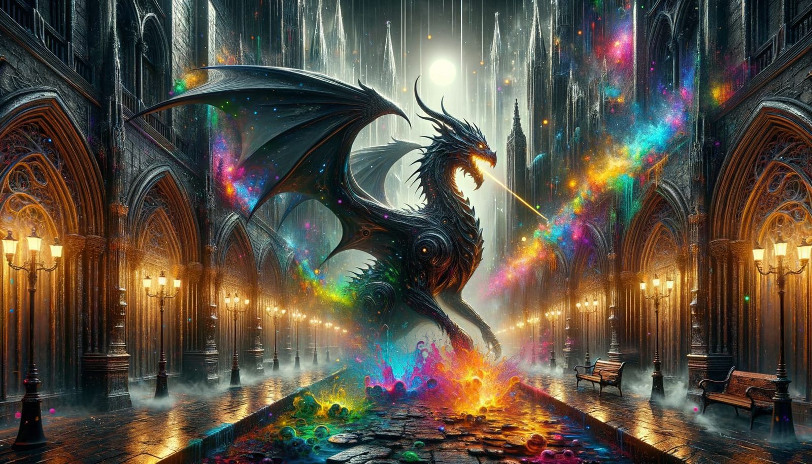 Incursion Dragon - AI Generated Artwork - NightCafe Creator