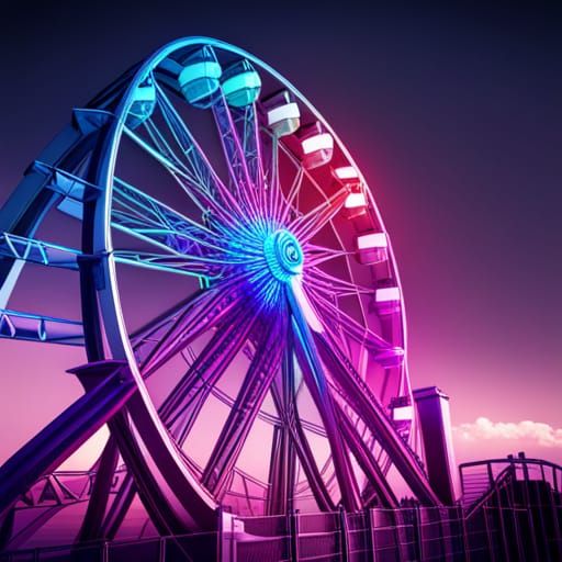 speed ferris wheel 2 - AI Generated Artwork - NightCafe Creator