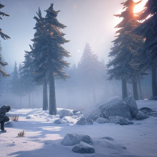 a battle feild in the freezing cold - AI Generated Artwork - NightCafe ...