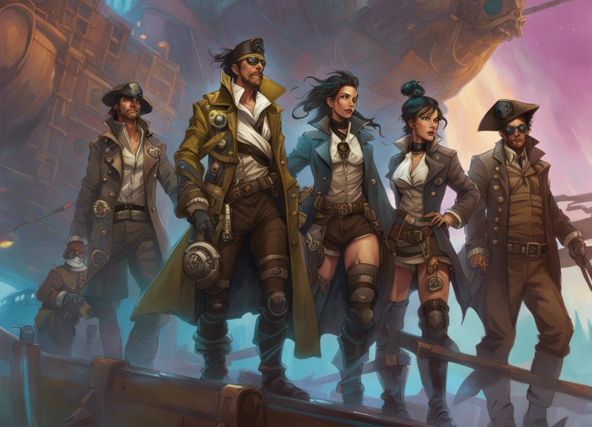 Aye Pirates! - AI Generated Artwork - NightCafe Creator