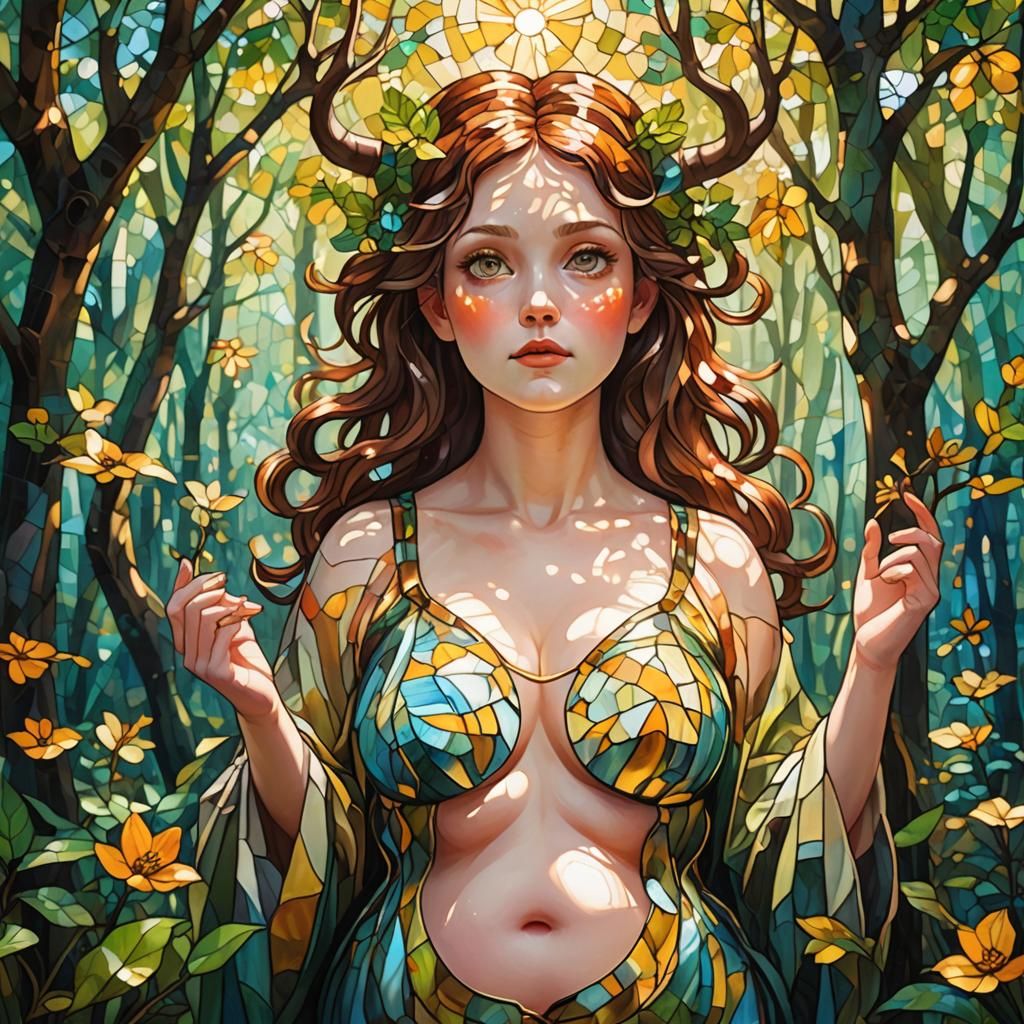 Young Dryad - AI Generated Artwork - NightCafe Creator