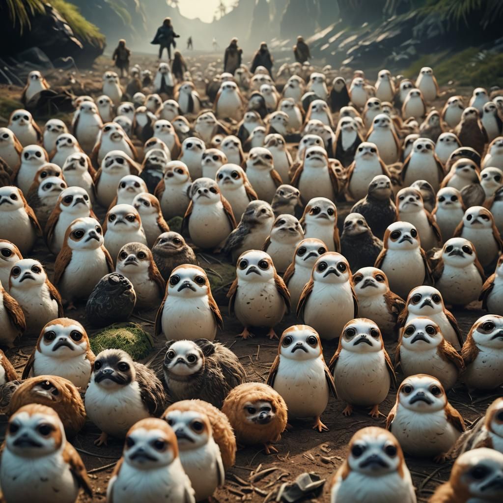 Star Wars Porgs - AI Generated Artwork - NightCafe Creator
