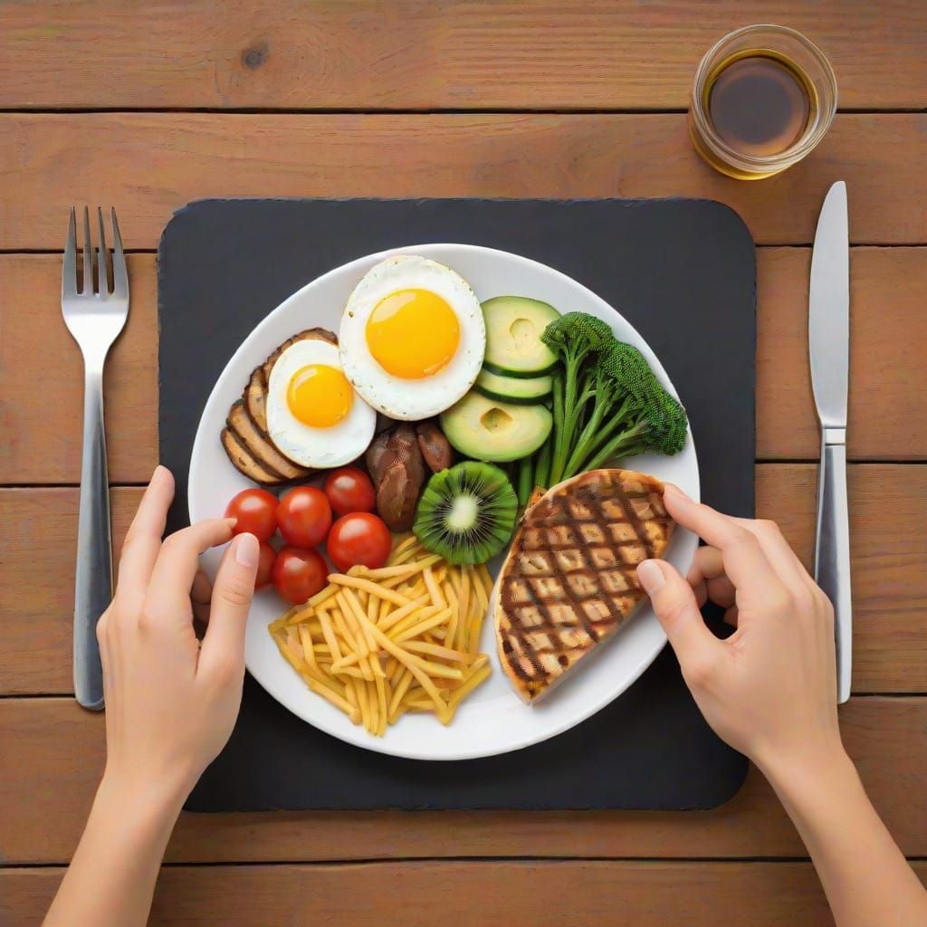 Portion Control: Eating the right portion sizes helps maintain a ...