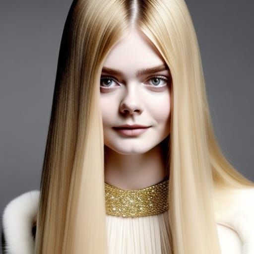 Elle Fanning Ai Generated Artwork Nightcafe Creator