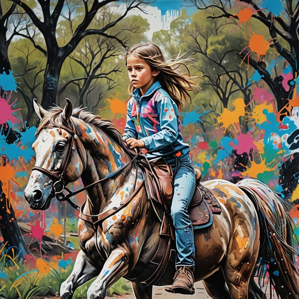 Horseback Riding - AI Generated Artwork - NightCafe Creator