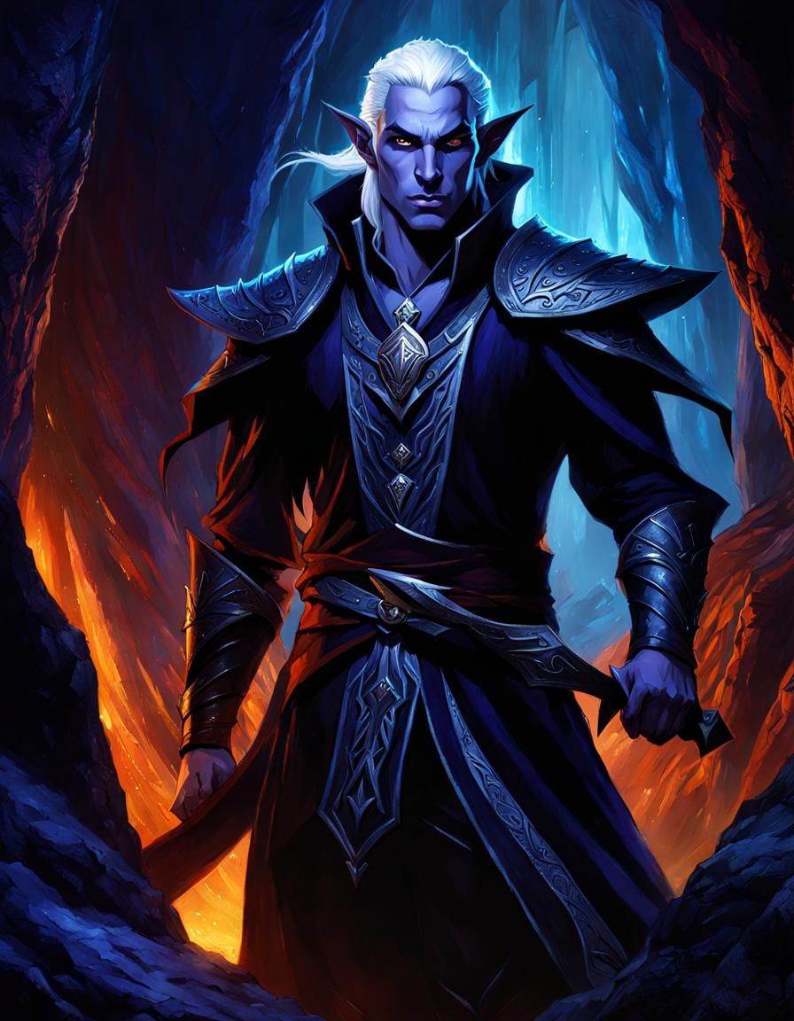 drow warrior - AI Generated Artwork - NightCafe Creator