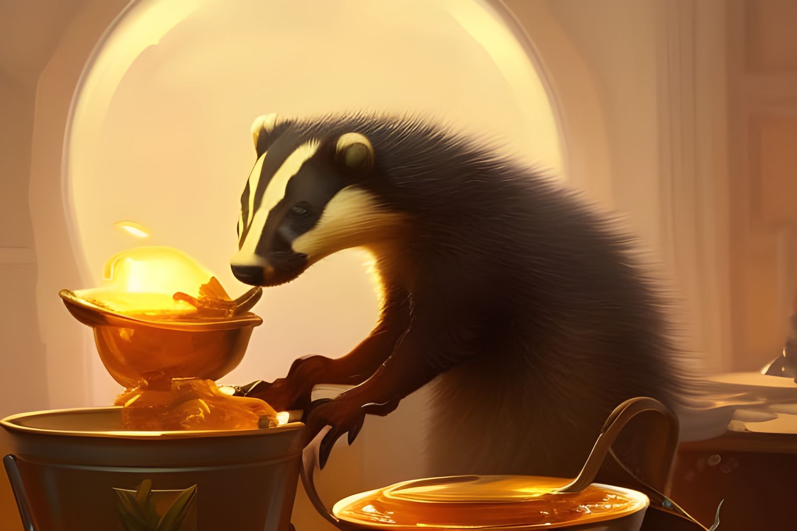 Badger Chef - AI Generated Artwork - NightCafe Creator