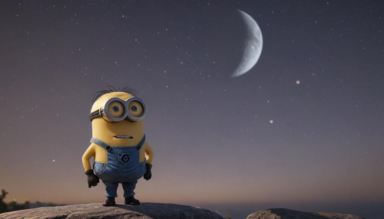 minion at night - AI Generated Artwork - NightCafe Creator