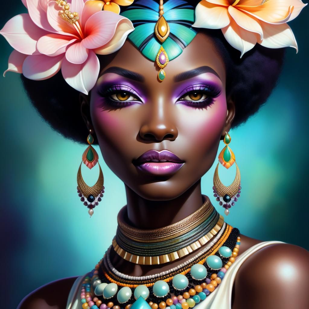 EXOTIC BEAUTY - AI Generated Artwork - NightCafe Creator