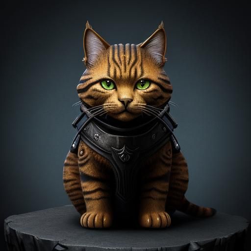 Khajiit in Skyrim Tavern: Low-Poly 3D Pointillist ... - AI Art