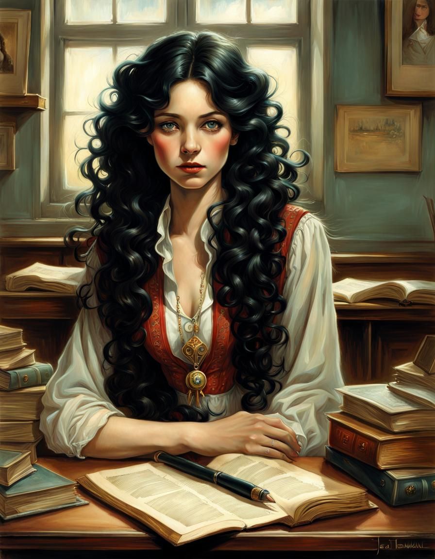 Portrait of "laid back" girl. - AI Generated Artwork - NightCafe Creator