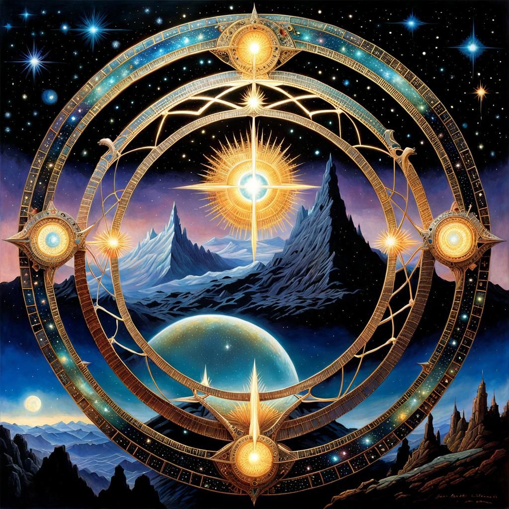 Extremely Detailed Ancient Ethereal Ouroboros God made of Iridecent ...