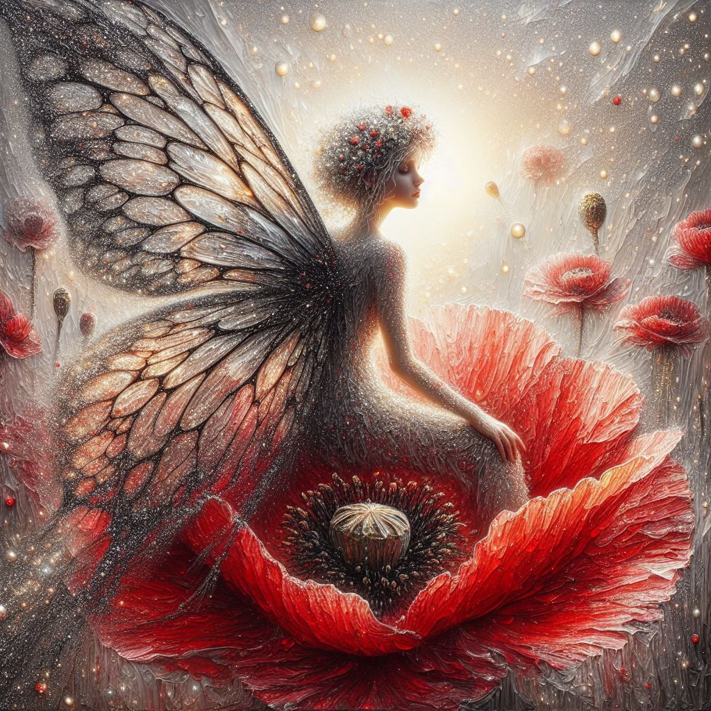 Poppy Fairies - AI Generated Artwork - NightCafe Creator